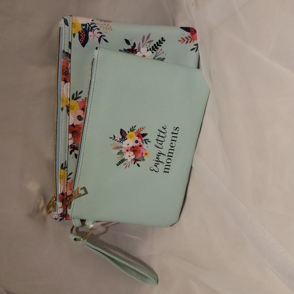 Bags | Set Of Two Pouchesclutches | Poshmark